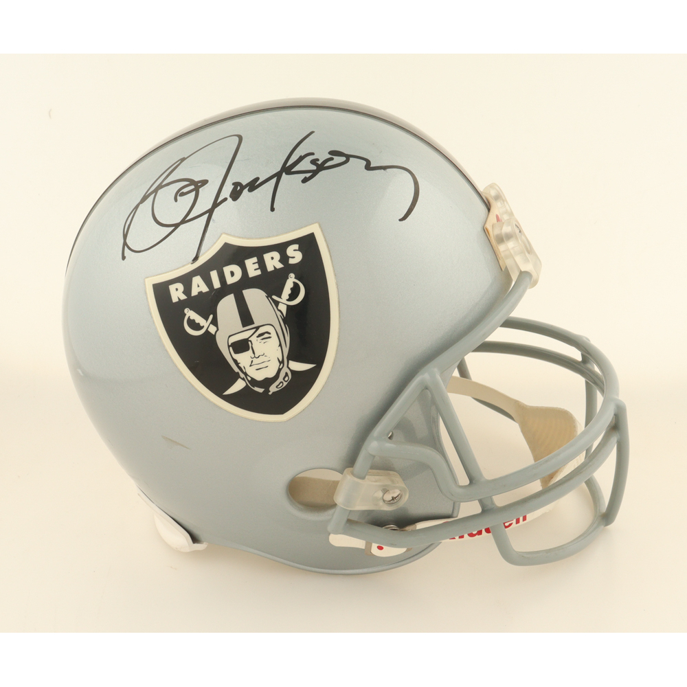 Bo Jackson Signed Raiders Full-Size Helmet (Beckett) | Pristine Auction