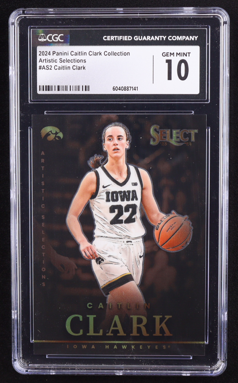 Caitlin Clark 2024 Panini Caitlin Clark Collection Select Artistic ...