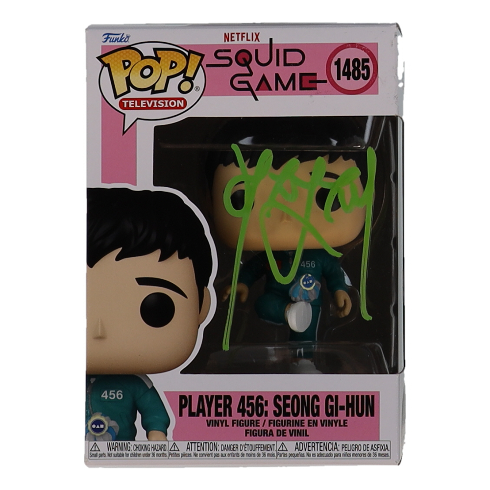 Lee Jung-jae Signed "Squid Game" #1485 Player 456: Seong Gi-Hun Funko ...