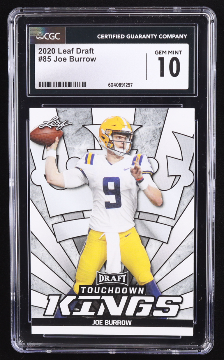 Joe Burrow 2020 Leaf Draft #85 TK RC (CGC 10) | Pristine Auction