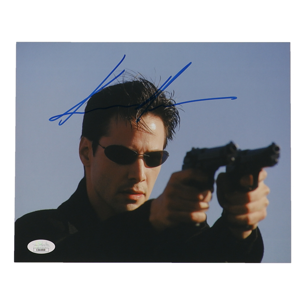 Keanu Reeves Signed "The Matrix" 8x10 Photo (JSA) | Pristine Auction