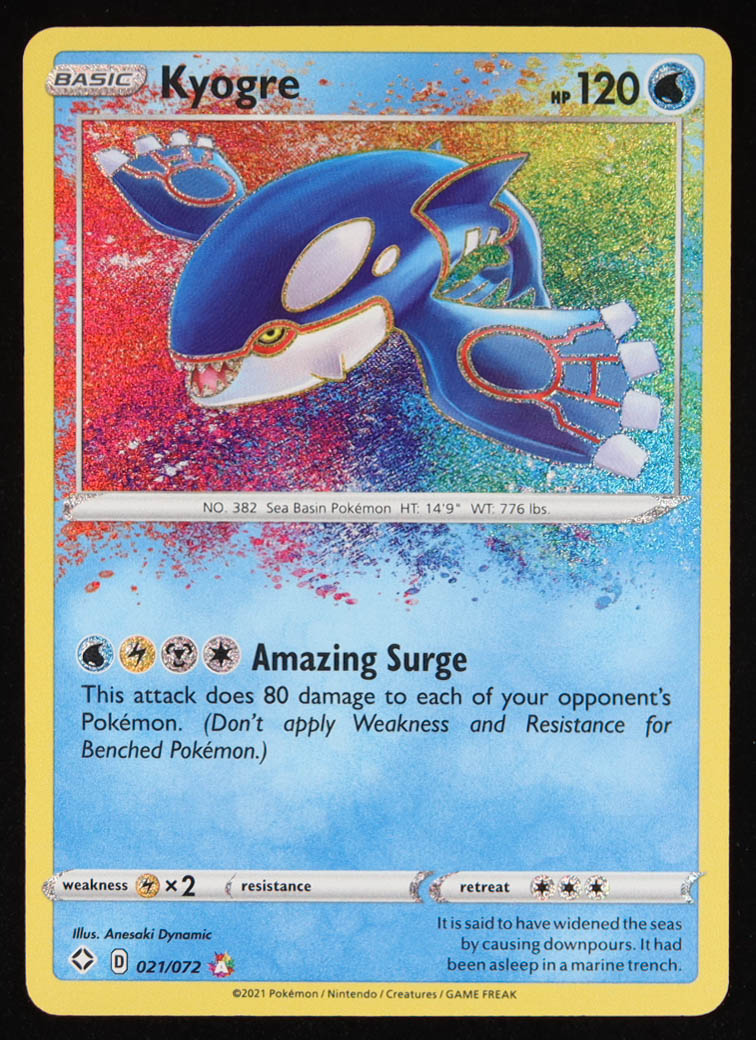 Kyogre 2021 Pokemon Sword and Shield Shining Fates #21 | Pristine Auction