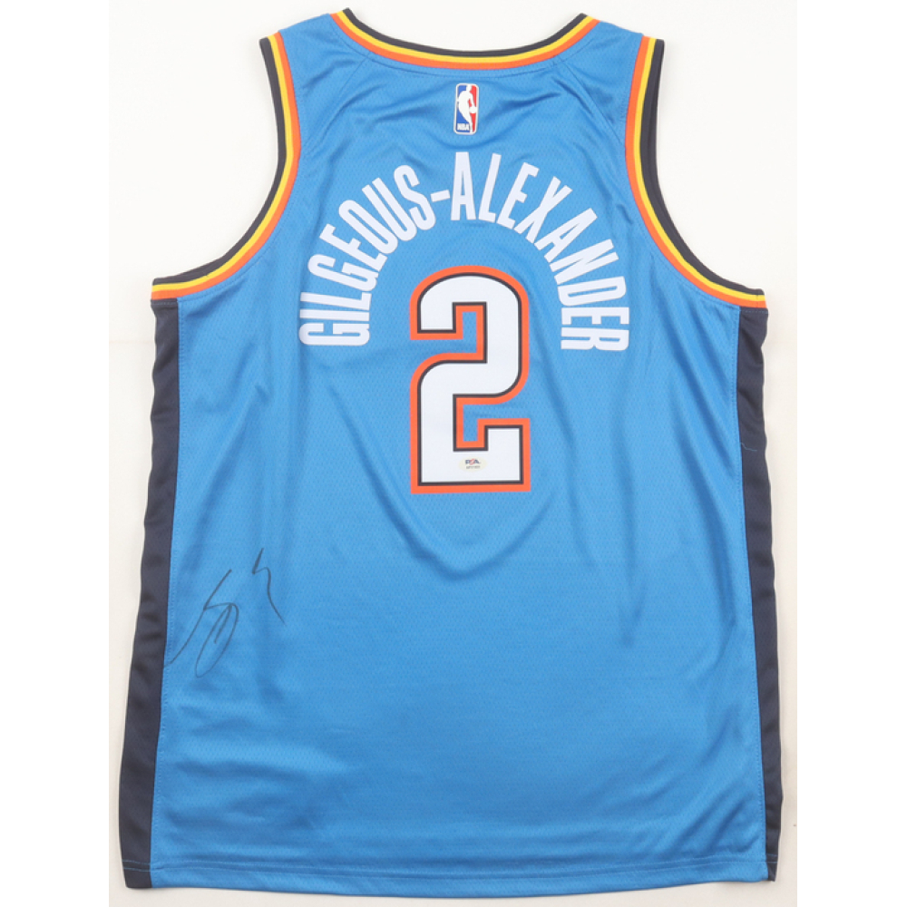 Shai Gilgeous-Alexander Signed Thunder Nike Authentic Jersey (PSA) | Pristine Auction