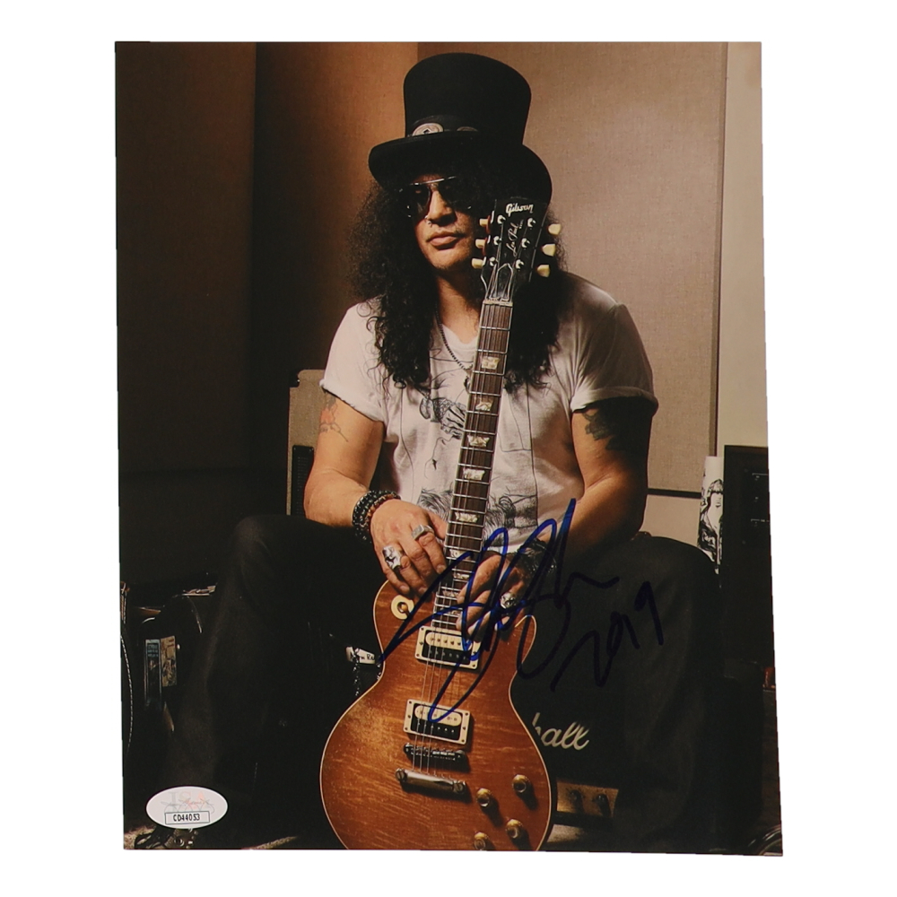 Slash Signed 8x10 Photo Inscribed "2019" (JSA) | Pristine Auction