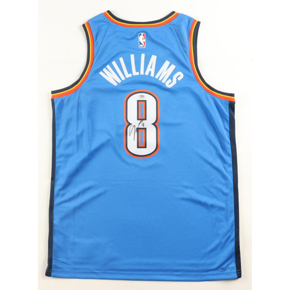 Jalen Williams Signed Thunder Nike Authentic Jersey (PSA) | Pristine ...