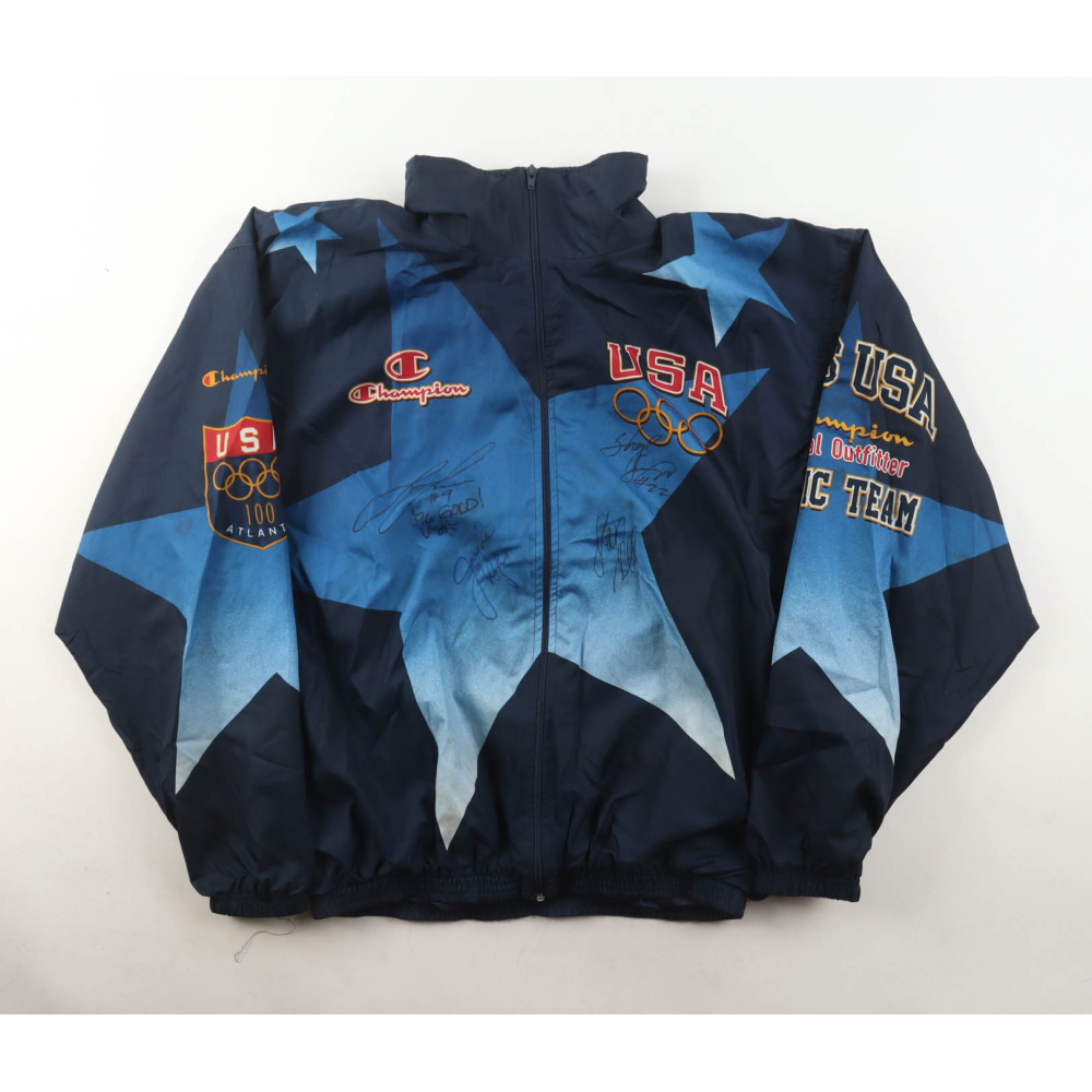 1996 Olympians "Team USA" Jacket Signed By (4) with Lisa Leslie, Sheryl ...