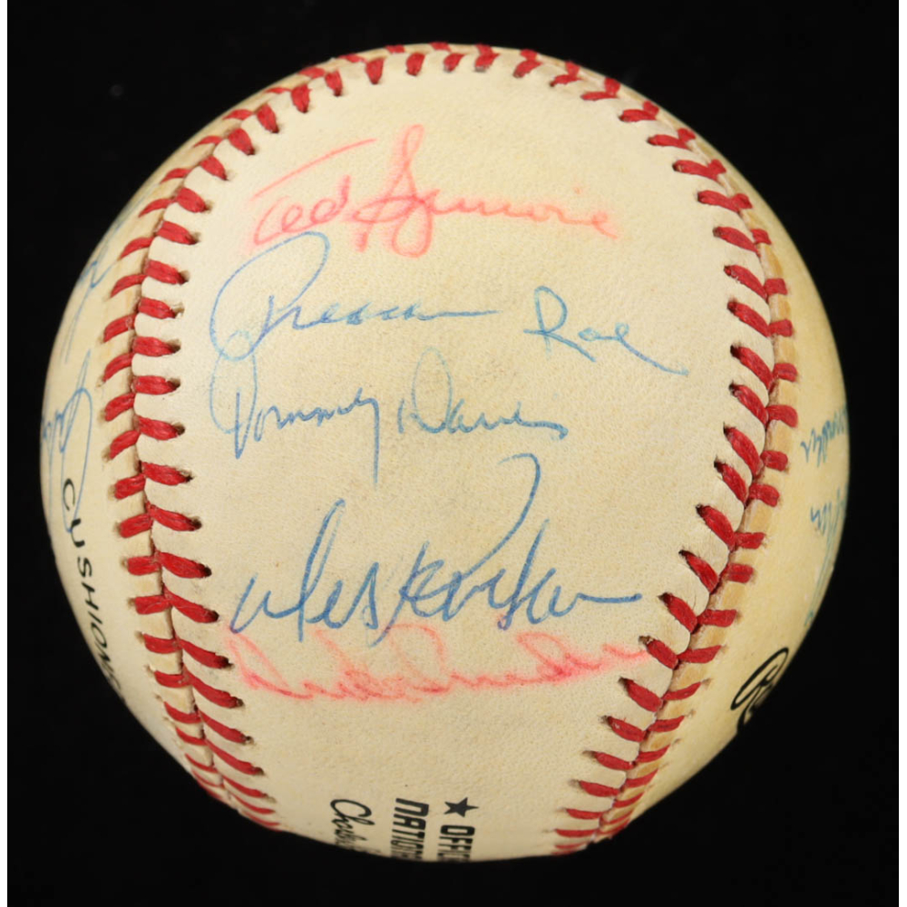 Dodgers Old Timers ONL Baseball Signed by (15) with Don Drysdale, Duke ...