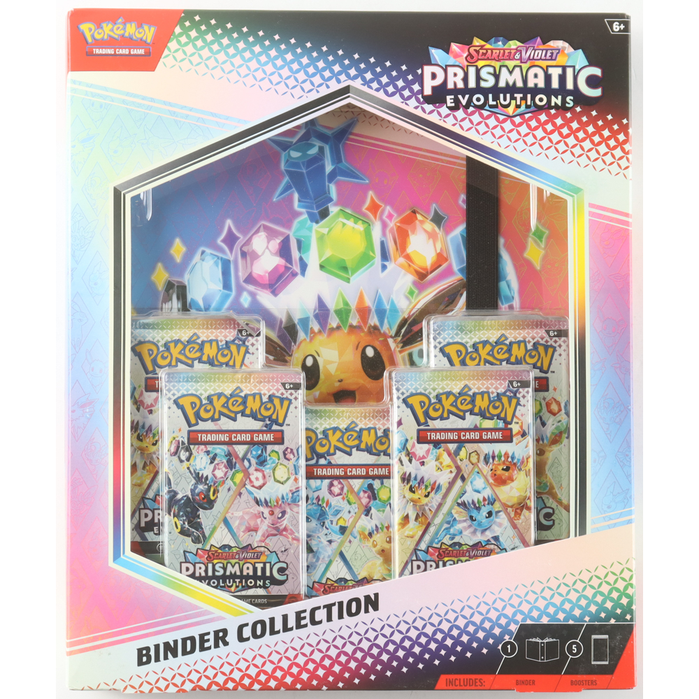 Pokemon Scarlet & Violet: Prismatic Evolutions Binder Collection Box ...
