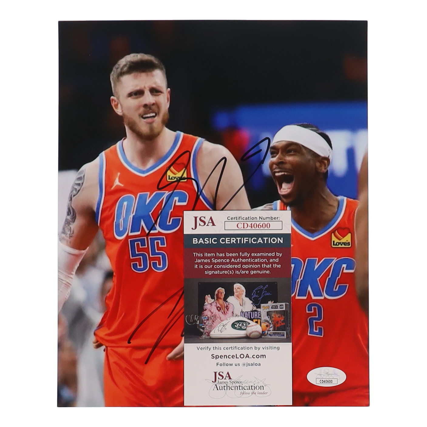 Shai Gilgeous-Alexander Signed 8x10 Photo (JSA) | Pristine Auction