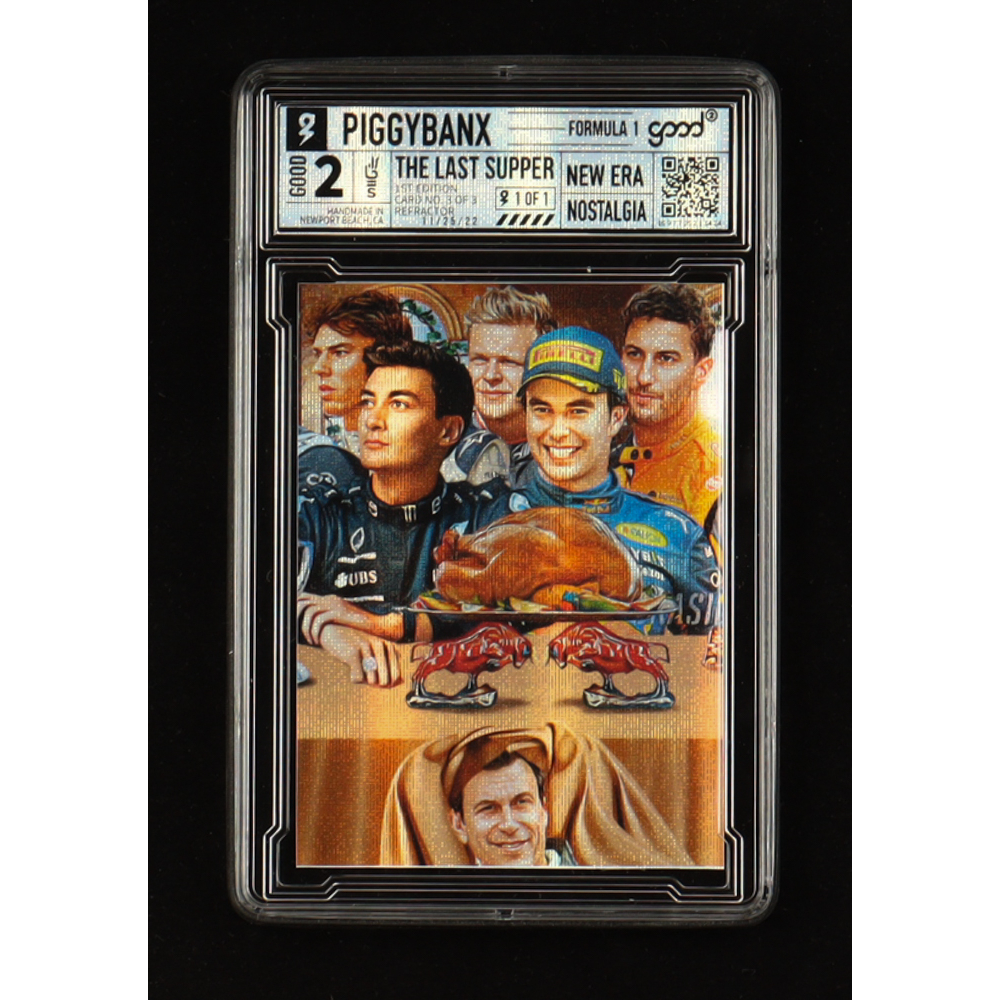 Set of (3) PiggyBanx Formula 1 "The Last Supper" Good 2 1st Edition ...