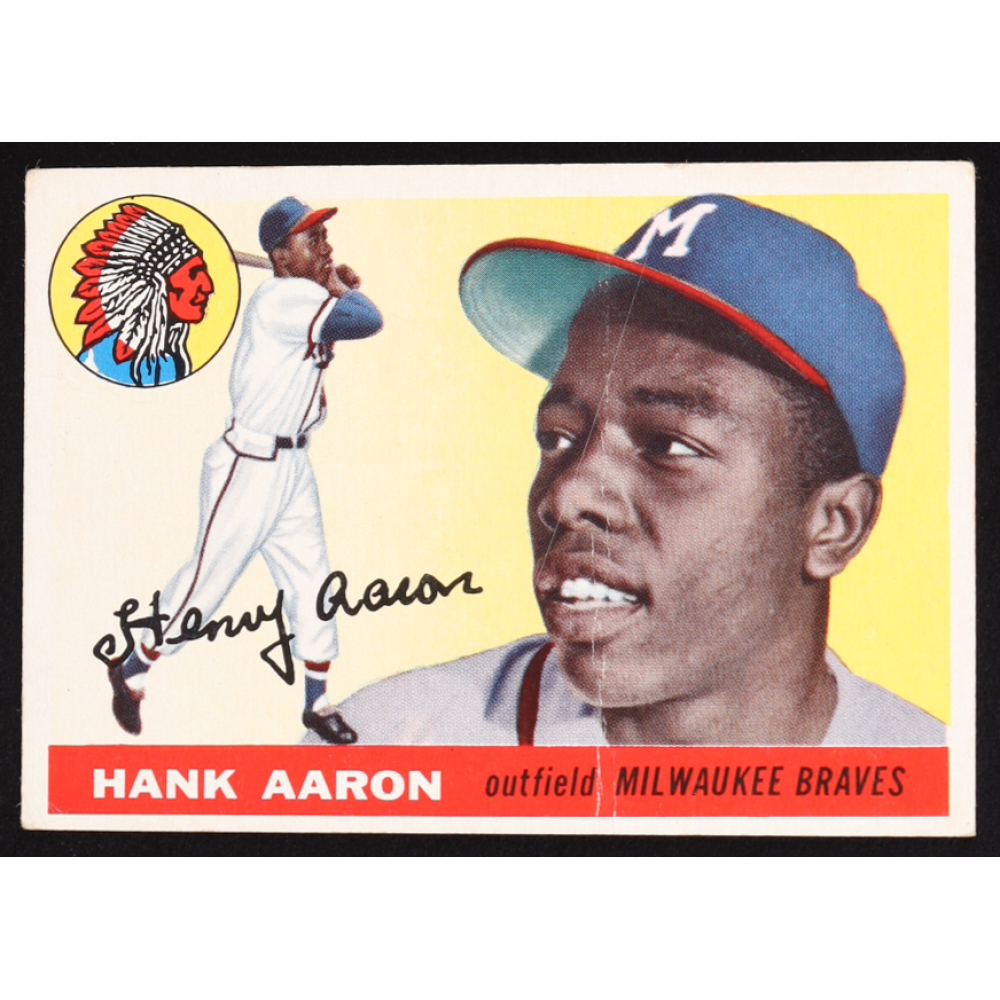 Hank Aaron 1955 Topps #47 | Pristine Auction