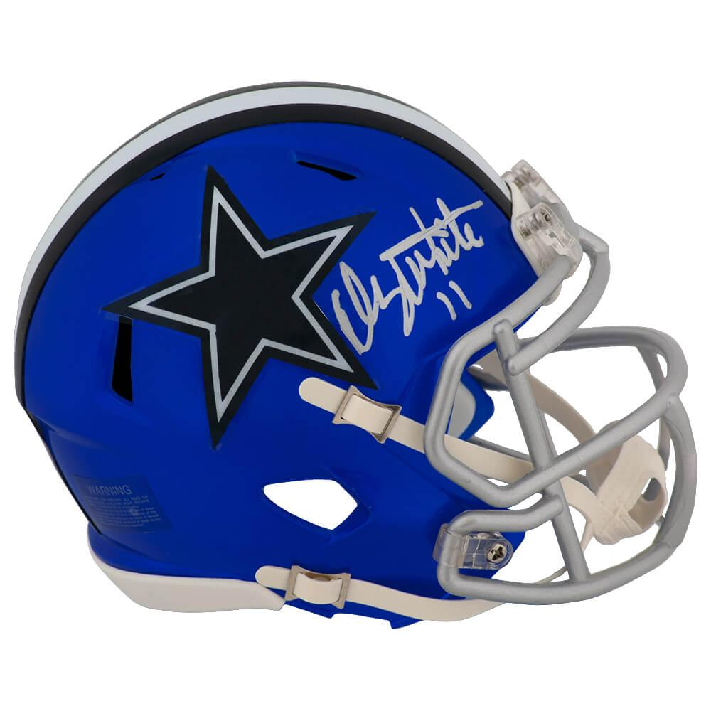 Danny White Signed Cowboys Flash Alternate Speed Mini Helmet (Schwartz ...