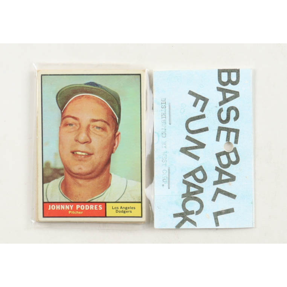1961 Topps Baseball Card Fun Pack with (10) Cards | Pristine Auction