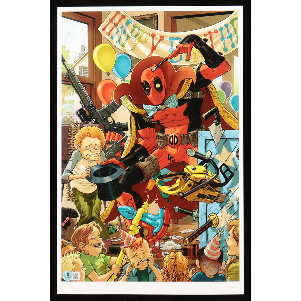 Tony Moore Signed "Deadpool" 11x17 Lithograph (Beckett) | Pristine Auction
