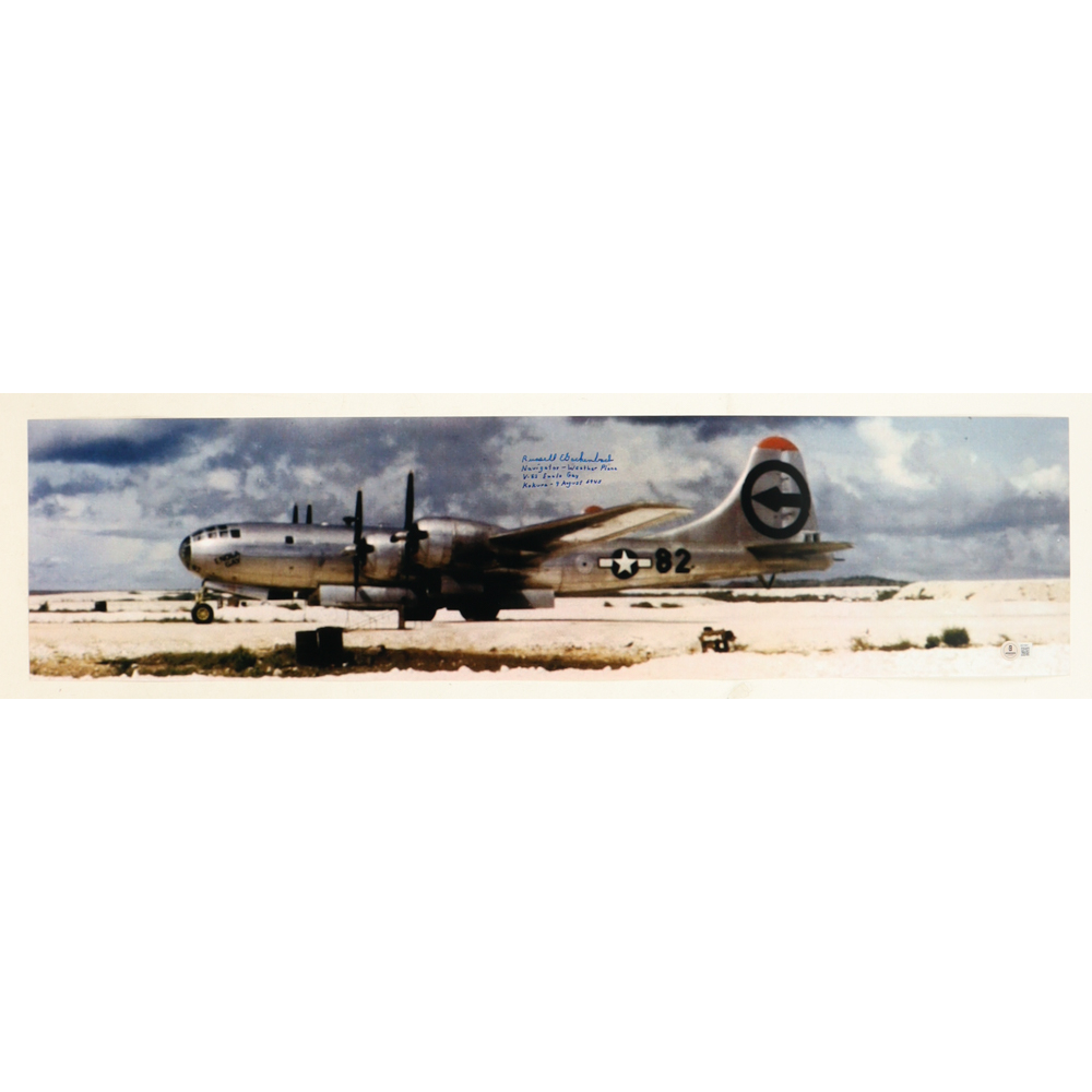 Russell E. Gackenbach Signed 8x32 Photo Inscribed "Medal of Honor ...