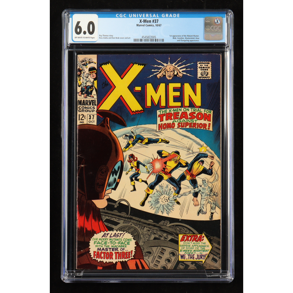 1967 "X-Men" Issue #37 Marvel Comic Book (CGC 6.0) | Pristine Auction