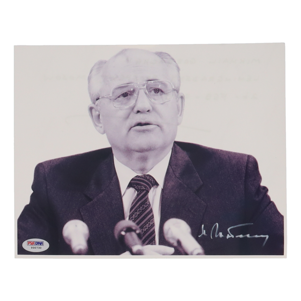 Mikhail Gorbachev Signed 8x10 Photo (PSA) | Pristine Auction