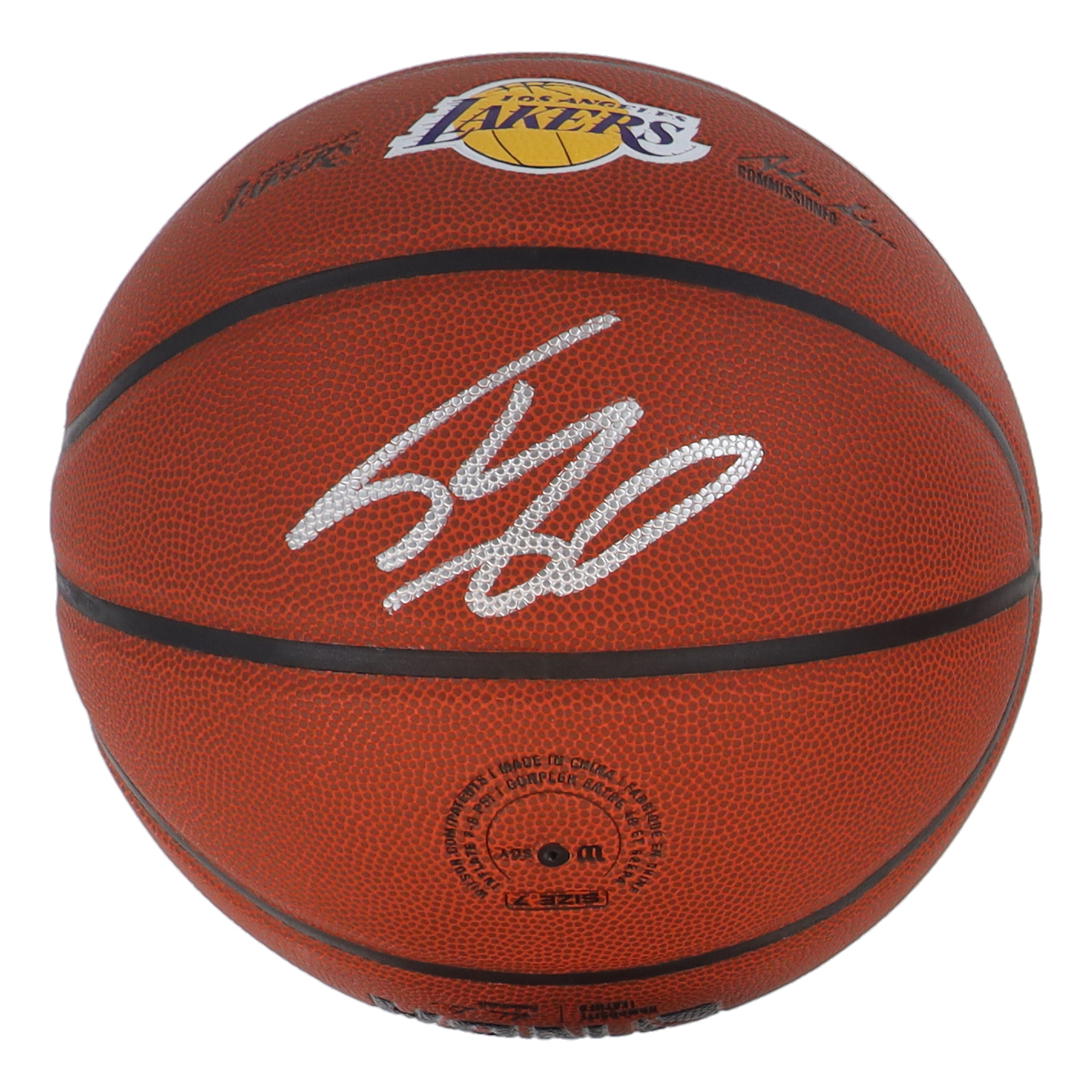 Shaquille O'Neal Signed Lakers Logo Basketball (Schwartz) | Pristine ...