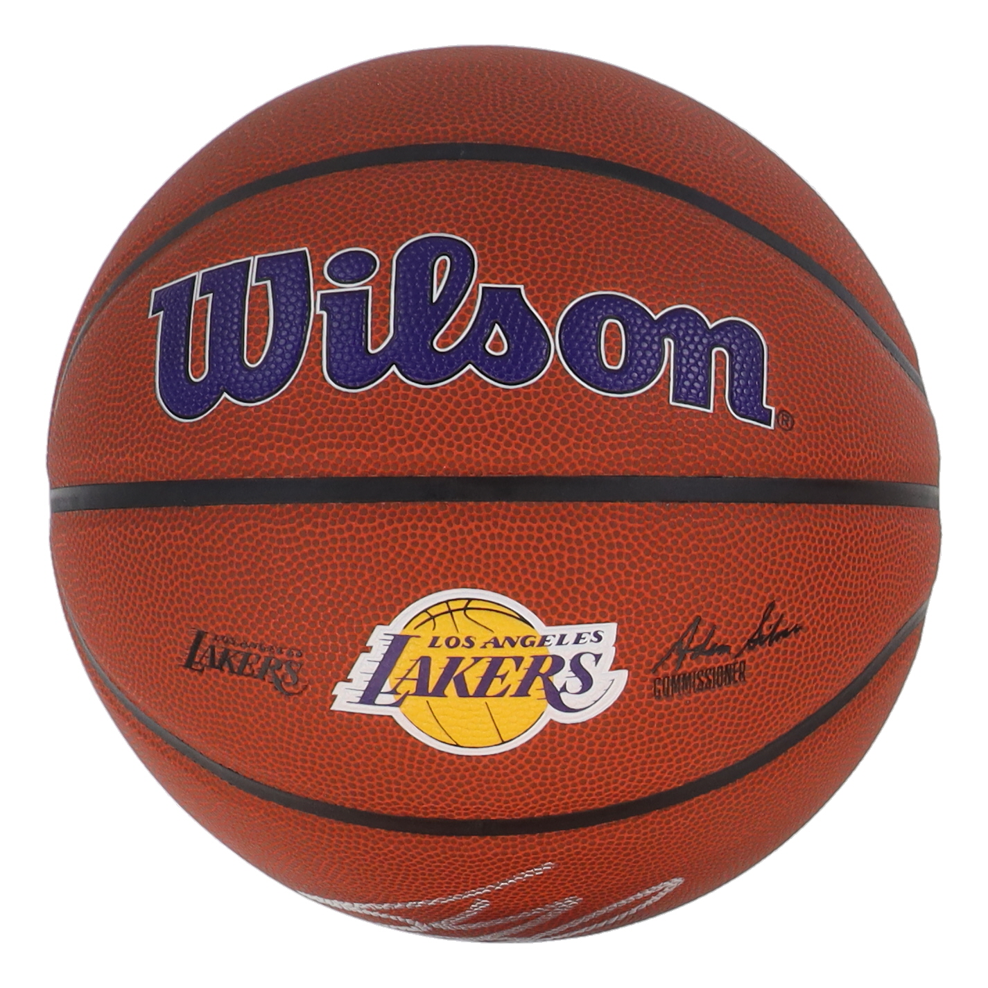 Shaquille O'Neal Signed Lakers Logo Basketball (Schwartz) | Pristine ...