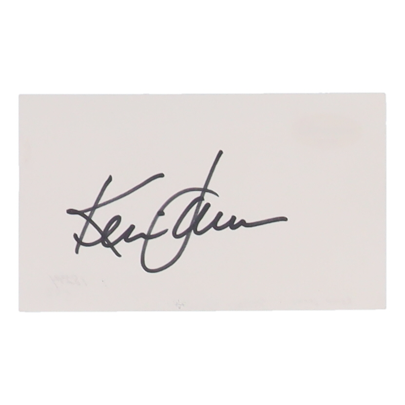 Kevin James Signed Index Card (AutographCOA) | Pristine Auction