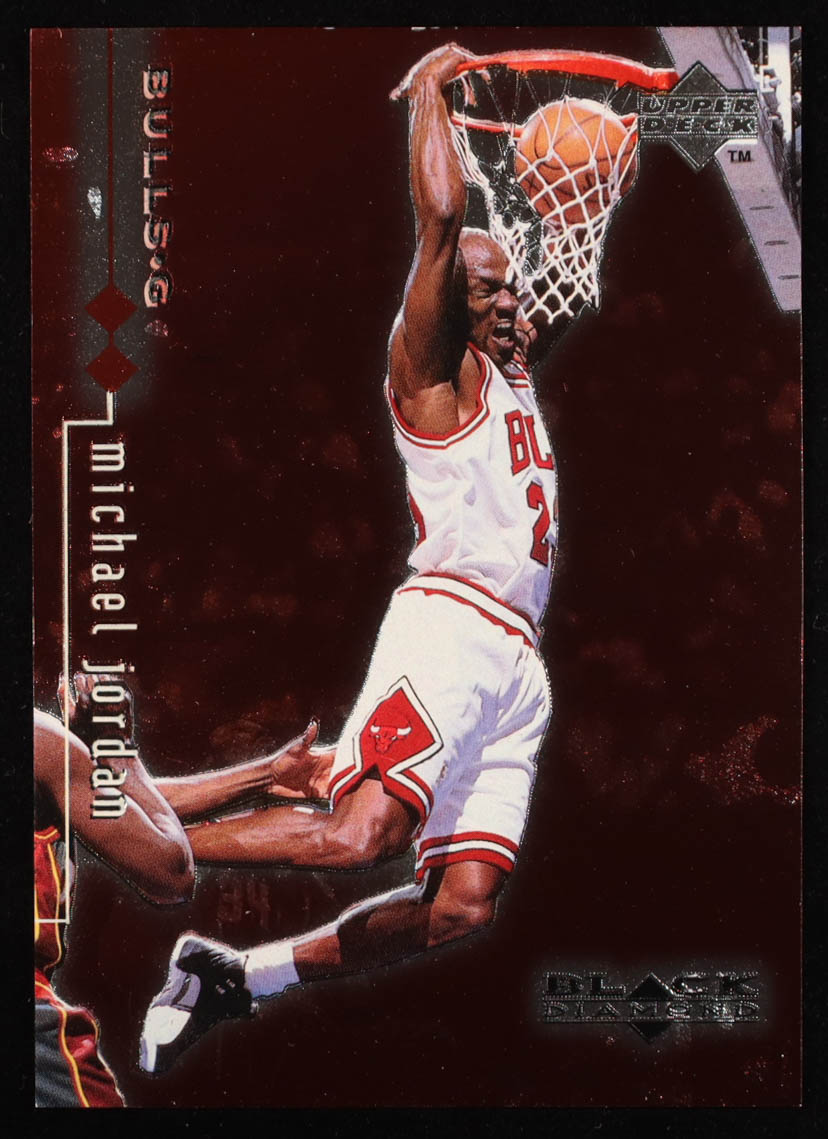 Michael Jordan 1998-99 Black Diamond Double Diamond #13 #0972/3000 ...