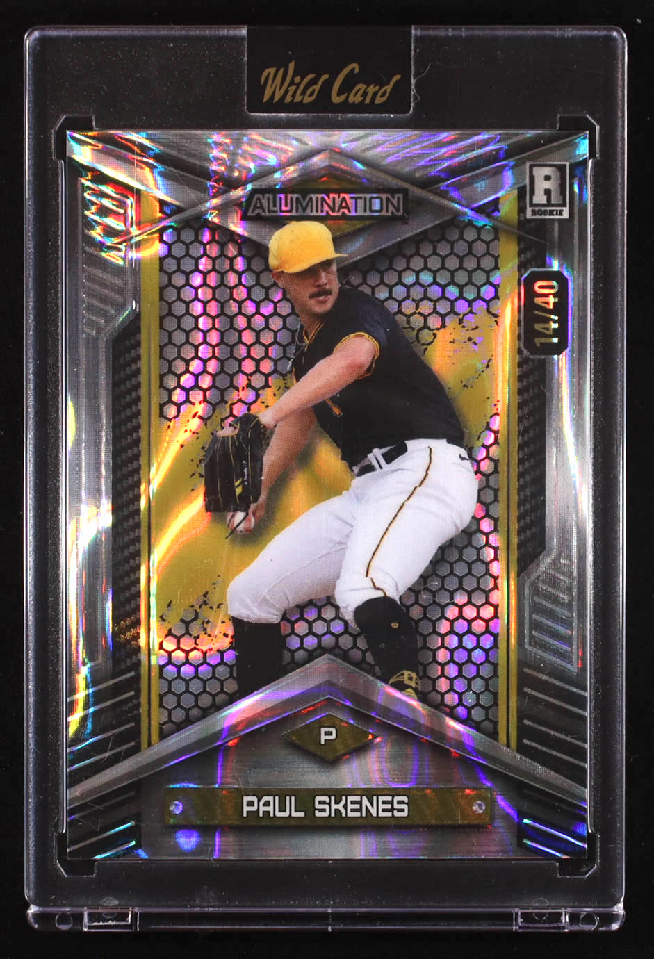 Paul Skenes 2024 Wild Card Alumination Silver Lava #BCPS RC #14/40 ...