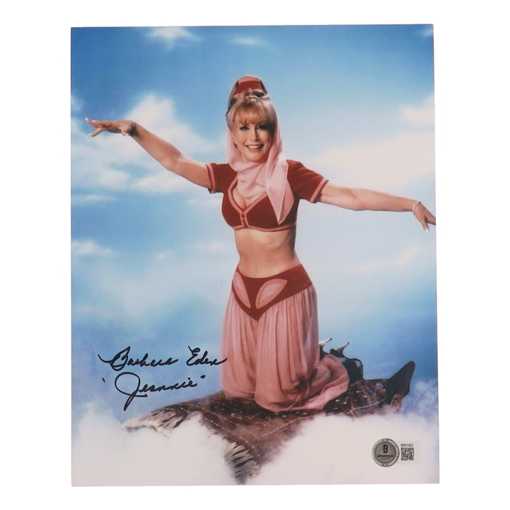 Barbara Eden Signed 8x10 Photo Inscribed "Jeannie" (Beckett) | Pristine Auction