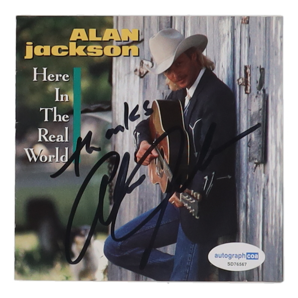 Alan Jackson Signed 