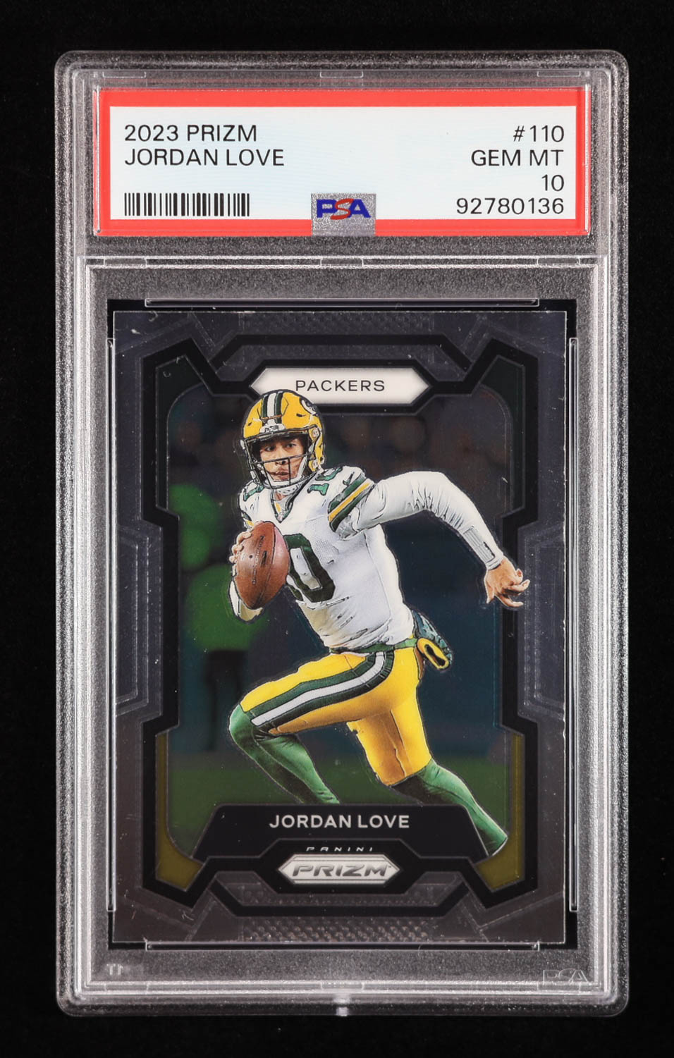 Jordan Love 2023 Prizm #110 (PSA 10) | Pristine Auction