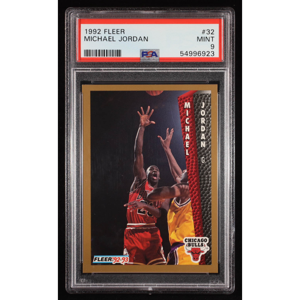 Michael Jordan 1992-93 Fleer #32 (PSA 9) | Pristine Auction