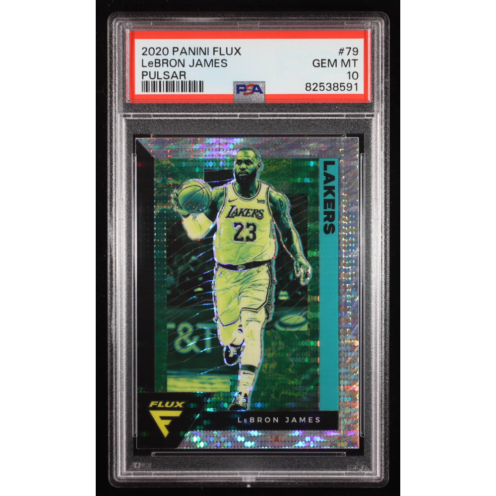 LeBron James 2020-21 Panini Flux Factory Pulsar #79 (PSA 10) | Pristine ...