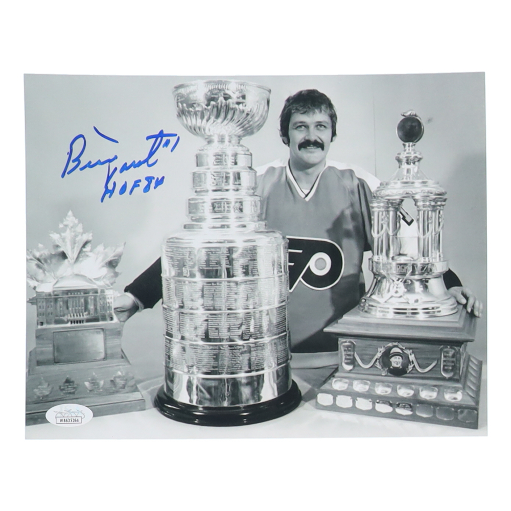 Bernie Parent Signed Flyers 8x10 Photo Inscribed "HOF 84" (JSA ...