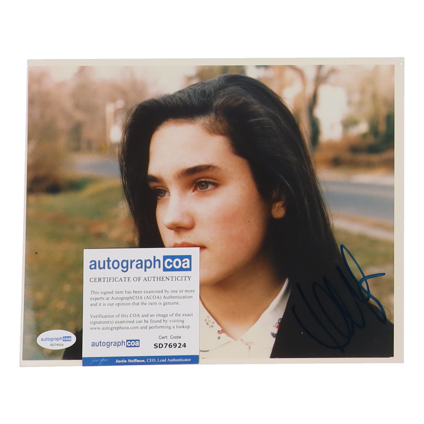 Jennifer Connelly Signed "Seven Minutes in Heaven" 8x10 Photo ...