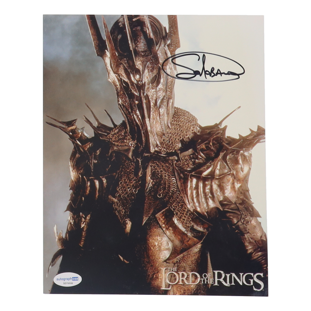 Sala Baker Signed "The Lord of the Rings" 8x10 Photo (AutographCOA ...