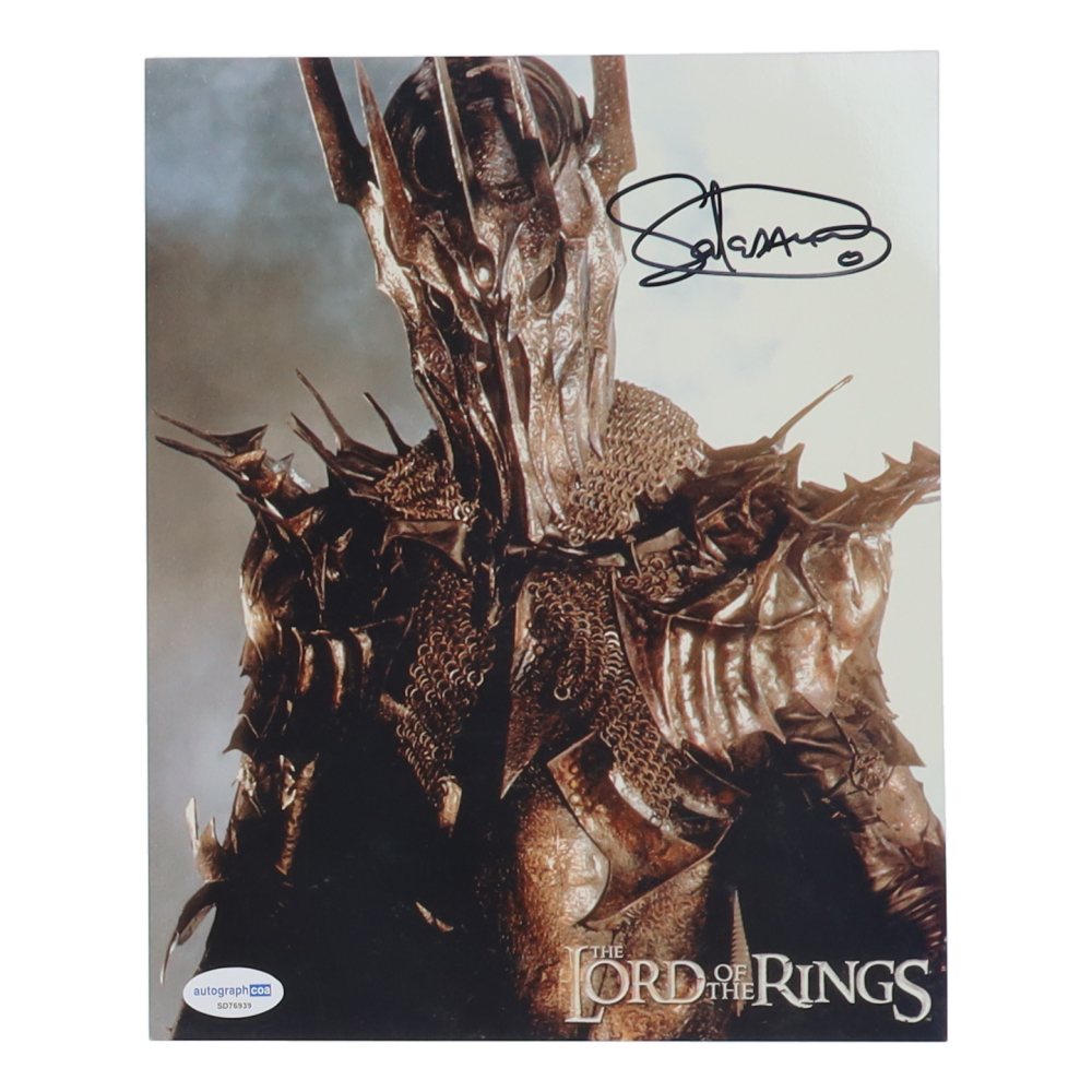 Sala Baker Signed "The Lord of the Rings" 8x10 Photo (AutographCOA ...
