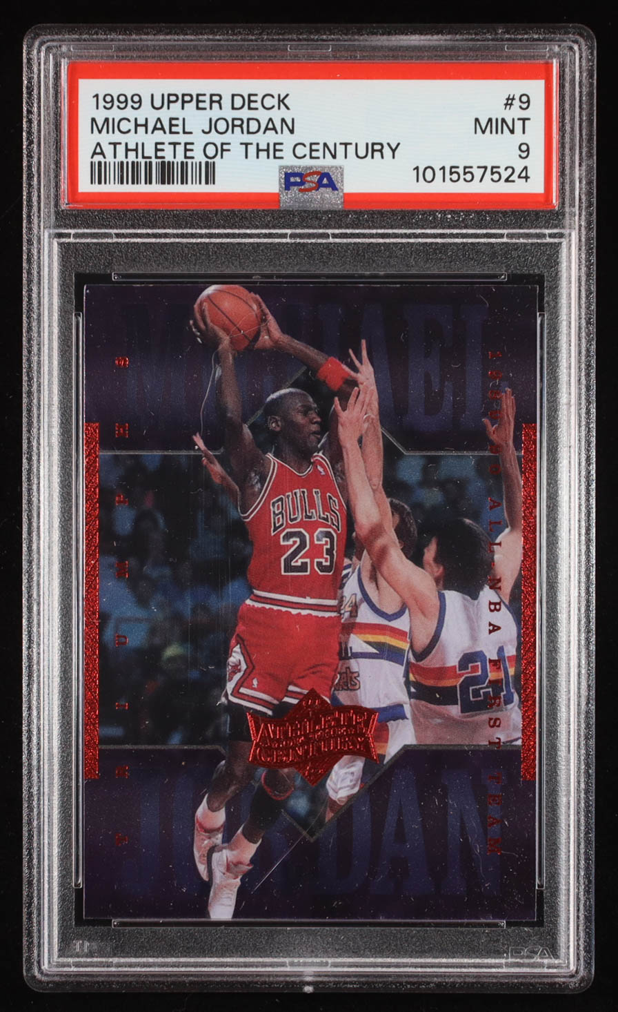 Michael Jordan 1999 Upper Deck Michael Jordan Athlete of the Century #9 ...