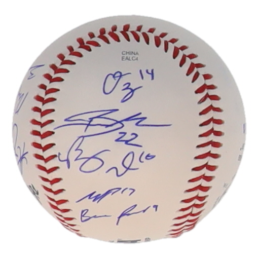 NCAA Championship Baseball Signed By (10) Including Kade Snell & Bryce ...