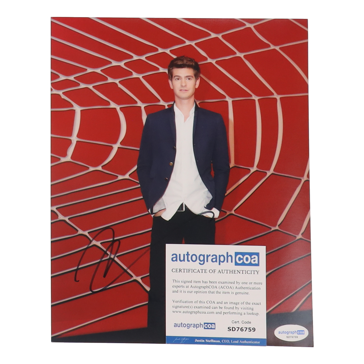 Andrew Garfield Signed 8x10 Photo (AutographCOA) | Pristine Auction
