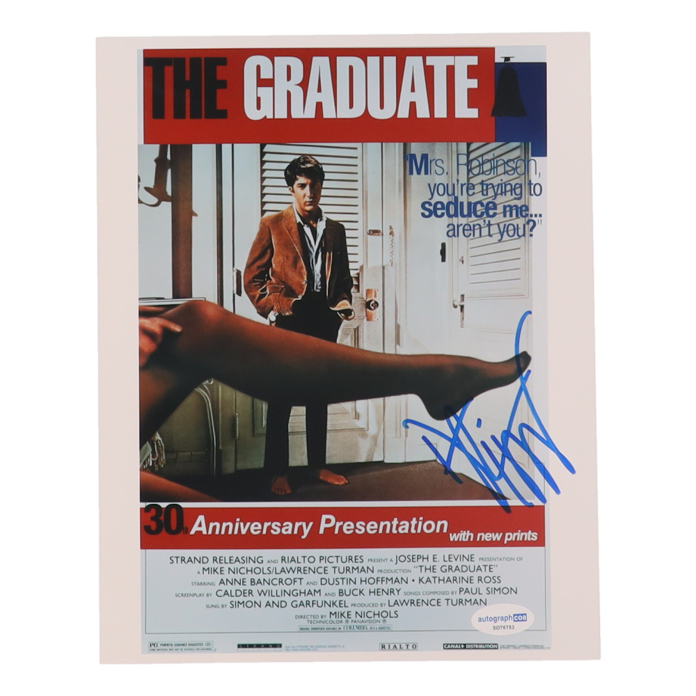 Dustin Hoffman Signed "The Graduate" 8x10 Photo (AutographCOA ...