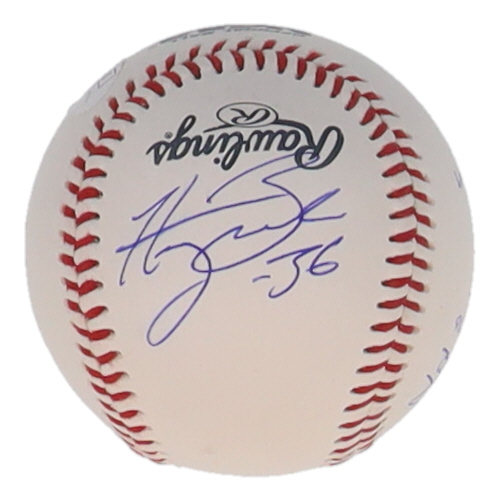 NCAA Championship Baseball Signed By (10) Including Kade Snell & Bryce ...