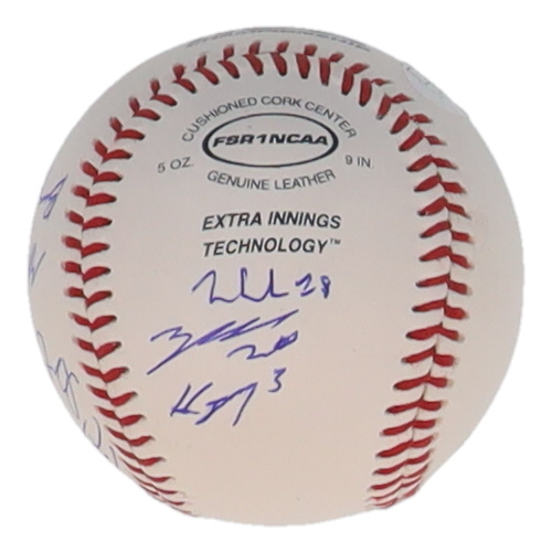 NCAA Championship Baseball Signed By (10) Including Kade Snell & Bryce ...