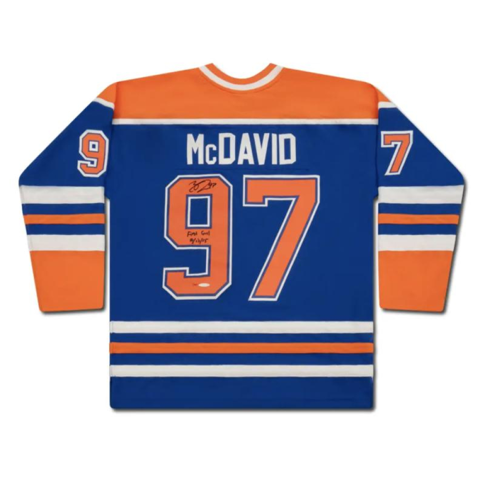 Connor McDavid Signed LE Oilers Mitchell & Ness Authentic Jersey ...