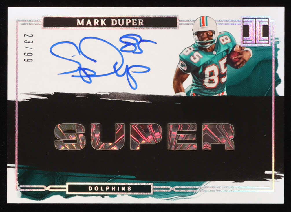 Mark Duper 2023 Panini Impeccable Impeccable Nickname Autographs #1 #23 ...