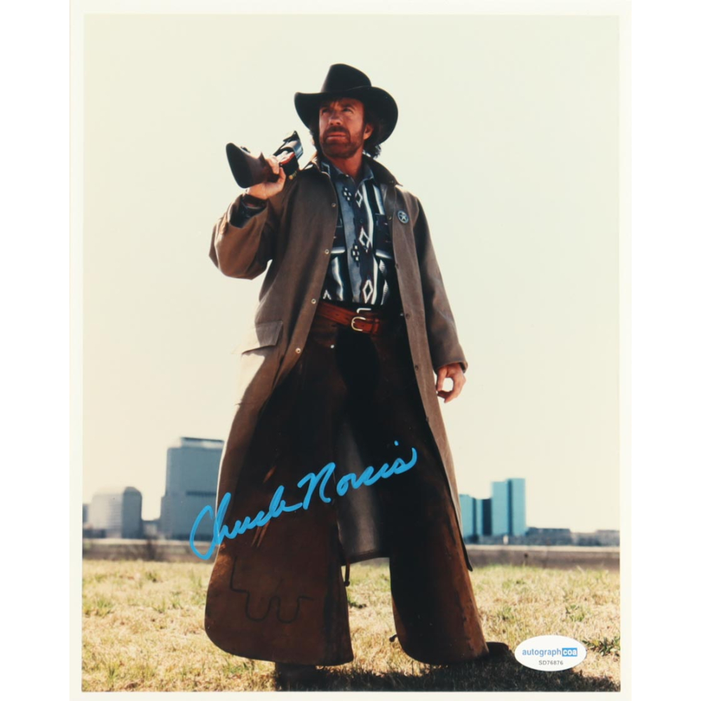Chuck Norris Signed 8x10 Photo (AutographCOA) | Pristine Auction