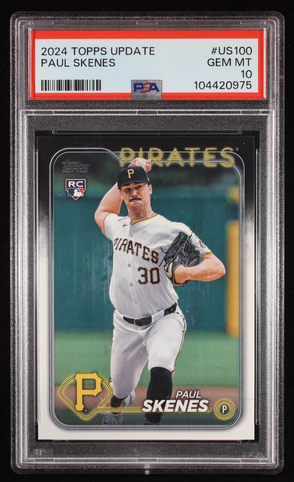 Paul Skenes 2024 Topps Update #US100 RC (PSA 10) | Pristine Auction