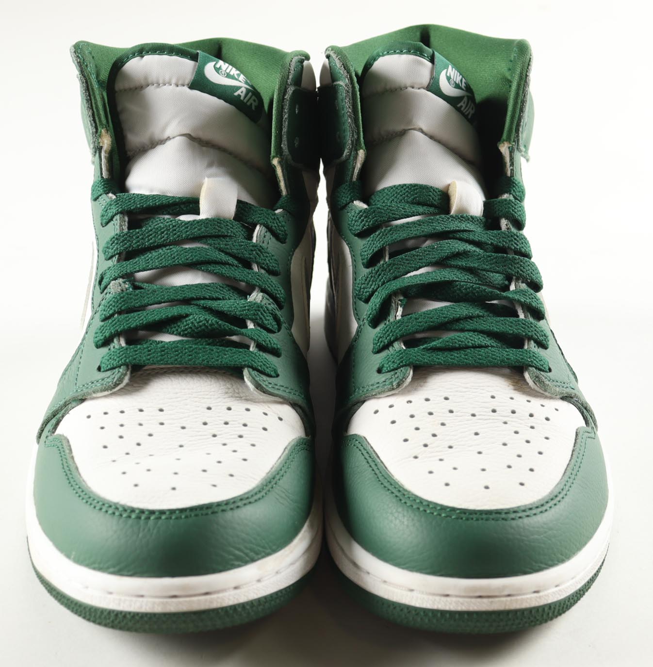 Larry Bird Signed Pair Of Nike Air Jordan Basketball Shoes (PSA ...