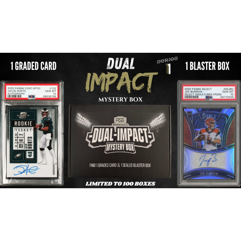 "Dual Impact" Sports Card Mystery Box - Series 1 | Pristine Auction