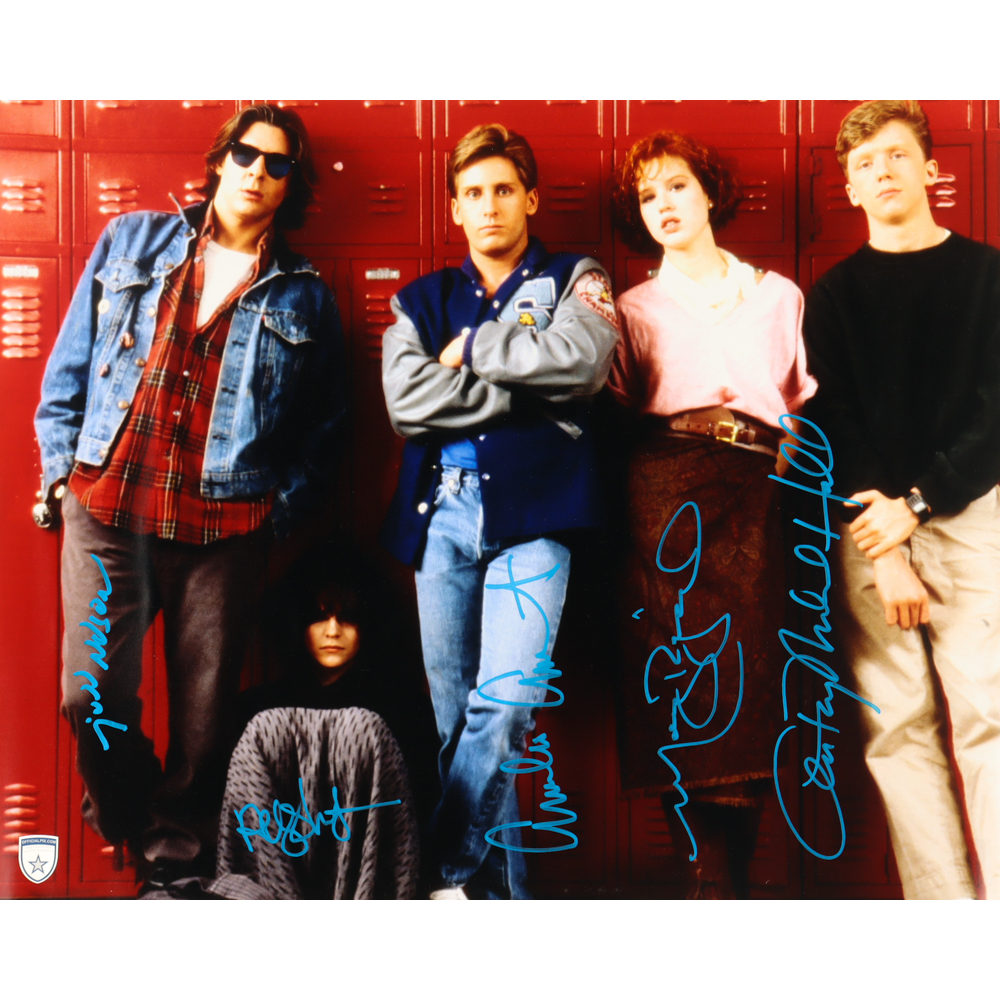 "The Breakfast Club" 16x20 Photo Cast-Signed by (5) with Molly Ringwald ...