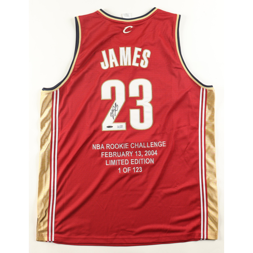 LeBron James Signed LE Cavaliers "NBA Rookie Challenge" Reebok ...