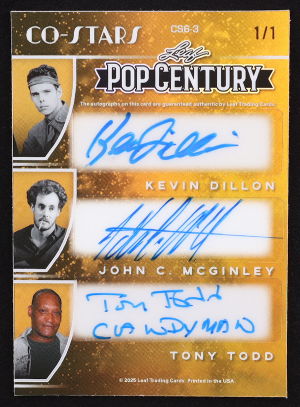 2025 Leaf Pop Century Metal Co-Stars 6 Autographs Crystal Gold Charlie ...